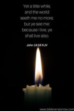 Bible verses for because he lives – Bible Verses of the day