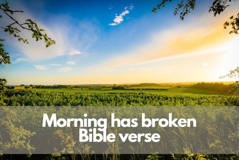 20 Helpful Morning Has Broken Bible Verse