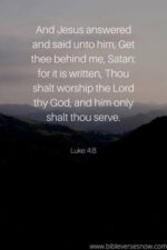 For it is Written Bible Verse – Bible Verses of the day