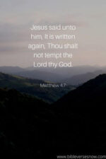 For it is Written Bible Verse – Bible Verses of the day