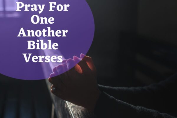 40 Best Pray For One Another Bible Verses – Bible Verses of the day