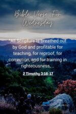 64 Inspiring Bible Verse For Wednesday – Bible Verses of the day