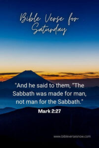 49 Best Bible Verse for Saturday – Bible Verses of the day