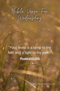 64 Inspiring Bible Verse For Wednesday – Bible Verses of the day