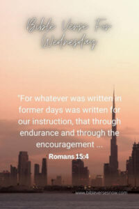 64 Inspiring Bible Verse For Wednesday – Bible Verses of the day
