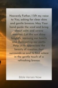 15 Powerful Prayer for Good Weather Catholic – Bible Verses of the day