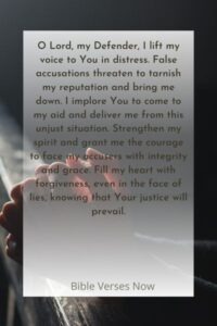 15 Powerful Prayer Against Slander and Lies – Bible Verses of the day