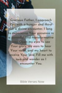 15 Powerful Prayer For God’s Presence – Bible Verses of the day