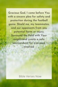 15 Best Prayer Before A Football Game – Bible Verses of the day
