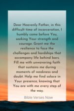 15 Powerful Prayer For Someone In Jail Or Prison – Bible Verses of the day