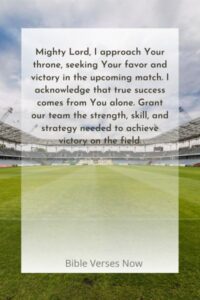 15 Best Prayer Before A Football Game – Bible Verses of the day