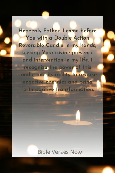 Double Action Reversible Candle (15 Powerful Prayer)
