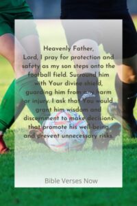 15 Powerful Football Prayer For My Son – Bible Verses of the day