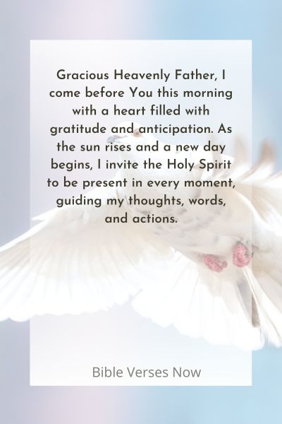 15 Powerful Good Morning Holy Spirit Prayer
