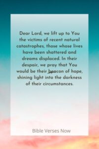 15 Encouraging Prayer For Victims Of Natural Disasters – Bible Verses ...