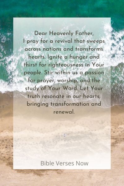 15 Effective Prayer For Revival And Spiritual Awakening