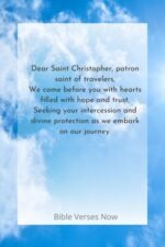 15 Powerful Prayer For Safe Travel St Christopher – Bible Verses of the day