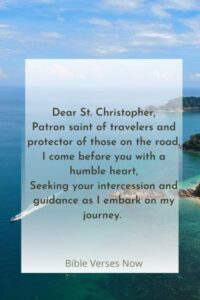 15 Powerful Prayer To St Christopher For Safe Travel – Bible Verses of ...