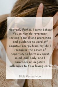 15 Powerful Prayer To Ward Off Negative Energy – Bible Verses of the day