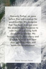 15 Powerful Prayer for Good Weather Catholic – Bible Verses of the day
