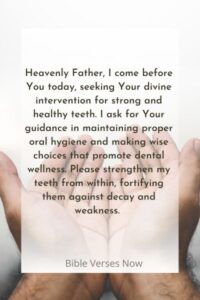 Healing Prayers For Teeth And Gums – Bible Verses of the day
