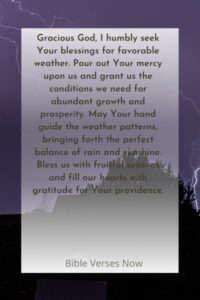 15 Powerful Prayer for Good Weather Catholic – Bible Verses of the day