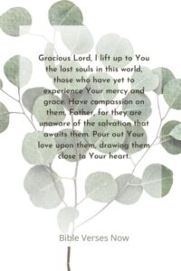 15 Prayer For The Conversion Of Sinners – Bible Verses of the day