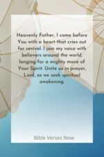 15 Effective Prayer For Revival And Spiritual Awakening – Bible Verses ...