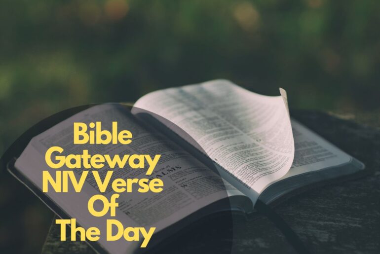 Bible Gateway NIV Verse Of The Day