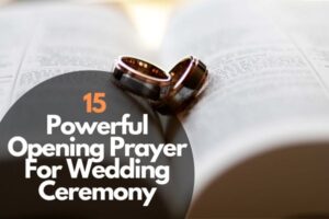 15 Powerful Opening Prayer For Wedding Ceremony – Bible Verses of the day