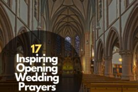 17 Inspiring Opening Wedding Prayers – Bible Verses of the day