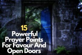 15 Powerful Prayer Points for Favour And Open Doors – Bible Verses of ...