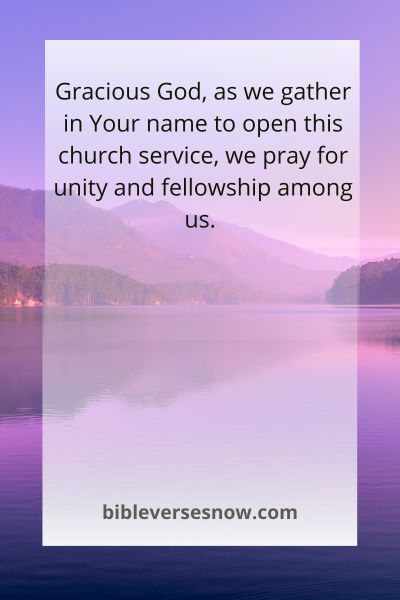 20 Powerful Prayer For Opening Church Service – Bible Verses of the day
